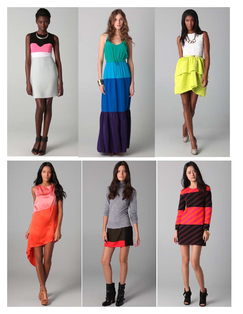 Shemmy Shemmy Shake Shake: Spring Color Blocking