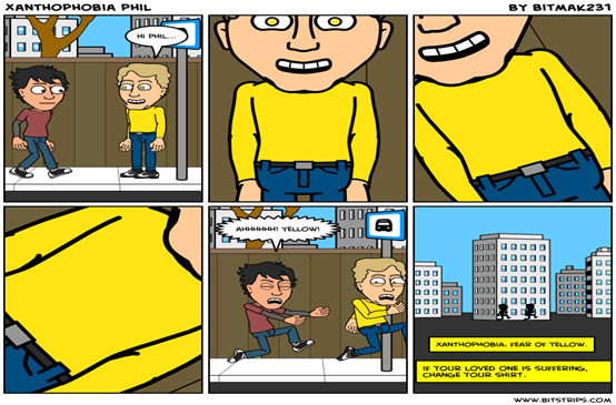 Unusual Phobias: What is happening? Xanthophobia. What else?