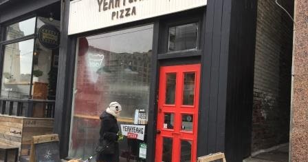 Teena in Toronto: Yeah Yeahs Pizza, Toronto, ON