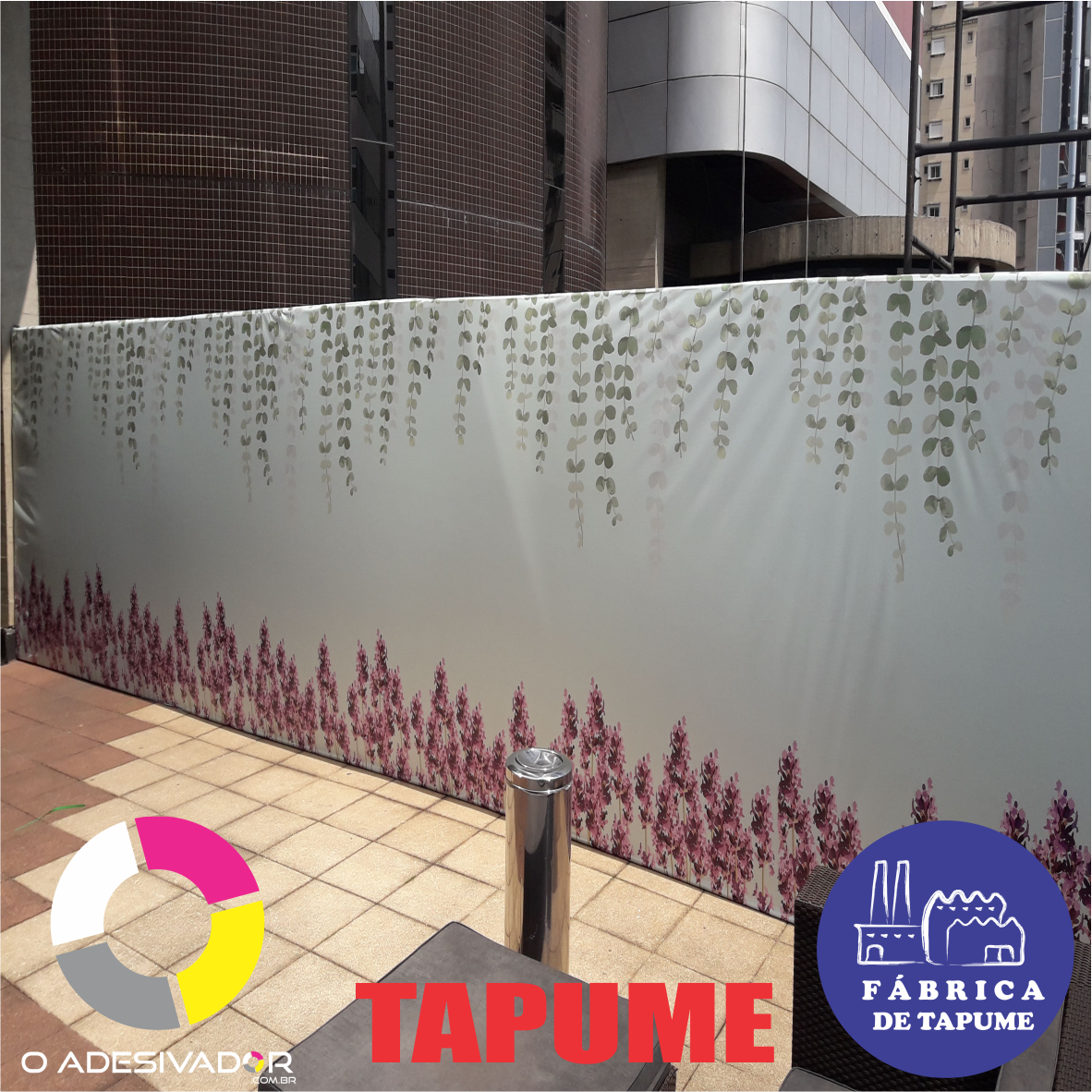 TAPUMES PARA LOJAS PARA OBRAS EM SHOPPINGS