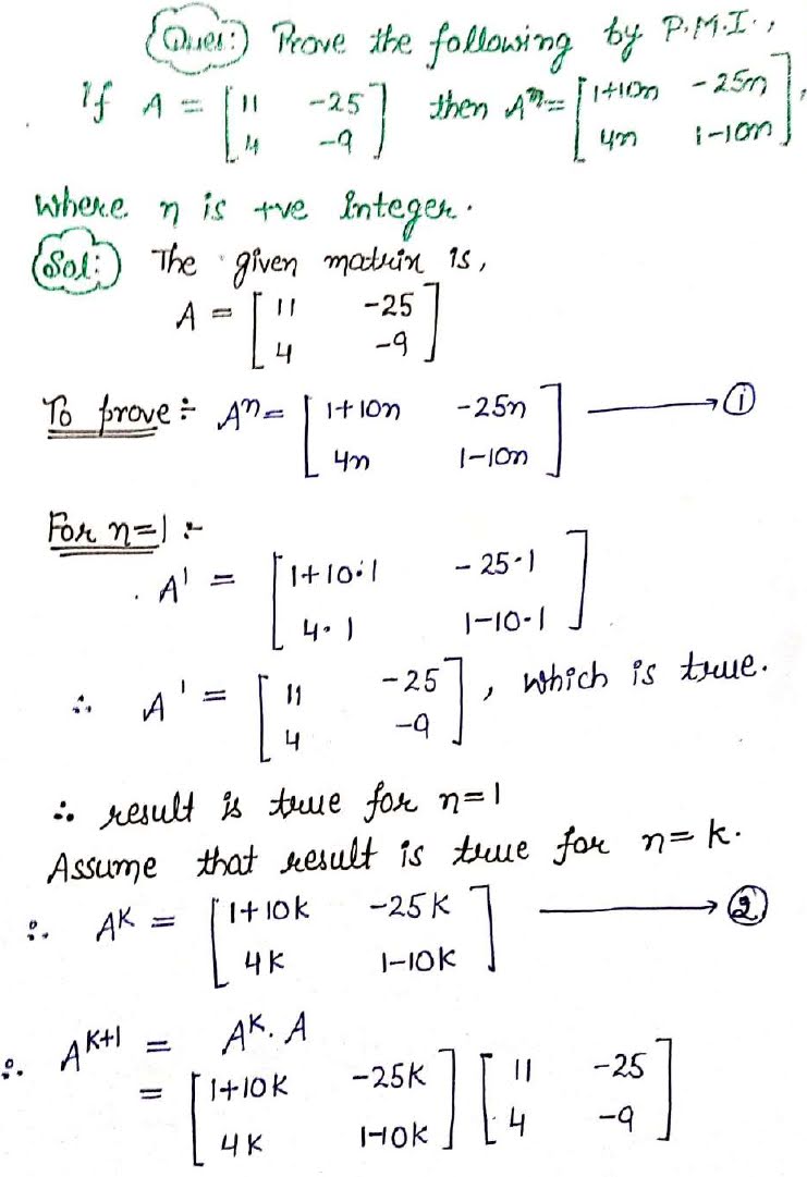 CH 3 - Matrices - Plus Two