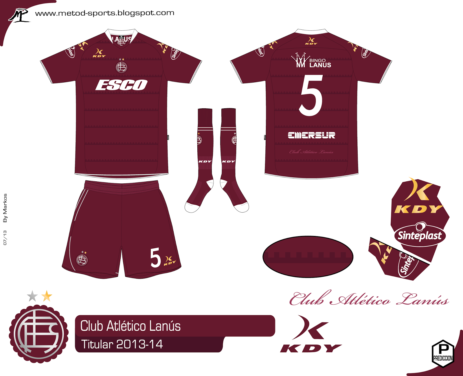 Metod Sports: Lanús 2013-14 KDY (Predicción)