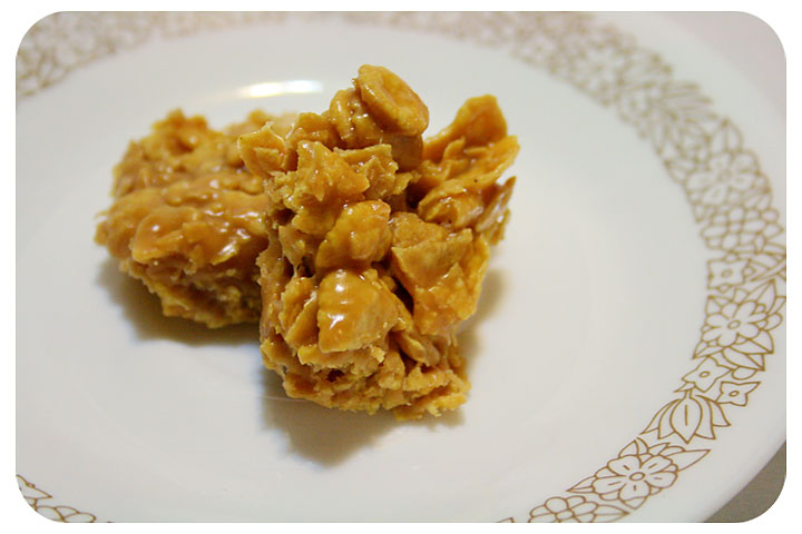 Peanut Butter Cornflake Candy Recipe | Bull Rock Barn and Home