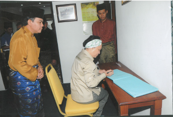 Undang Luak Johol: Kunjungan Tun Abdullah Ahmad Badawi