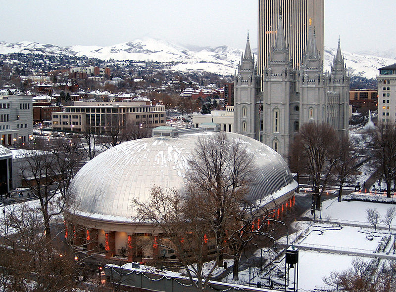 Utah's Present History: The Salt Lake Tabernacle: the Church of the ...