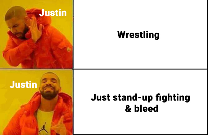 Justin's coach says, the fight is going to be remembered of all time ...