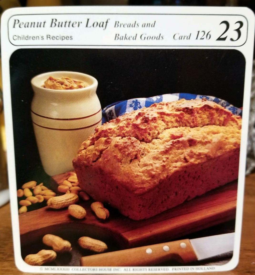 Fleur de Lolly: Vintage Recipes: Peanut Butter Loaf
