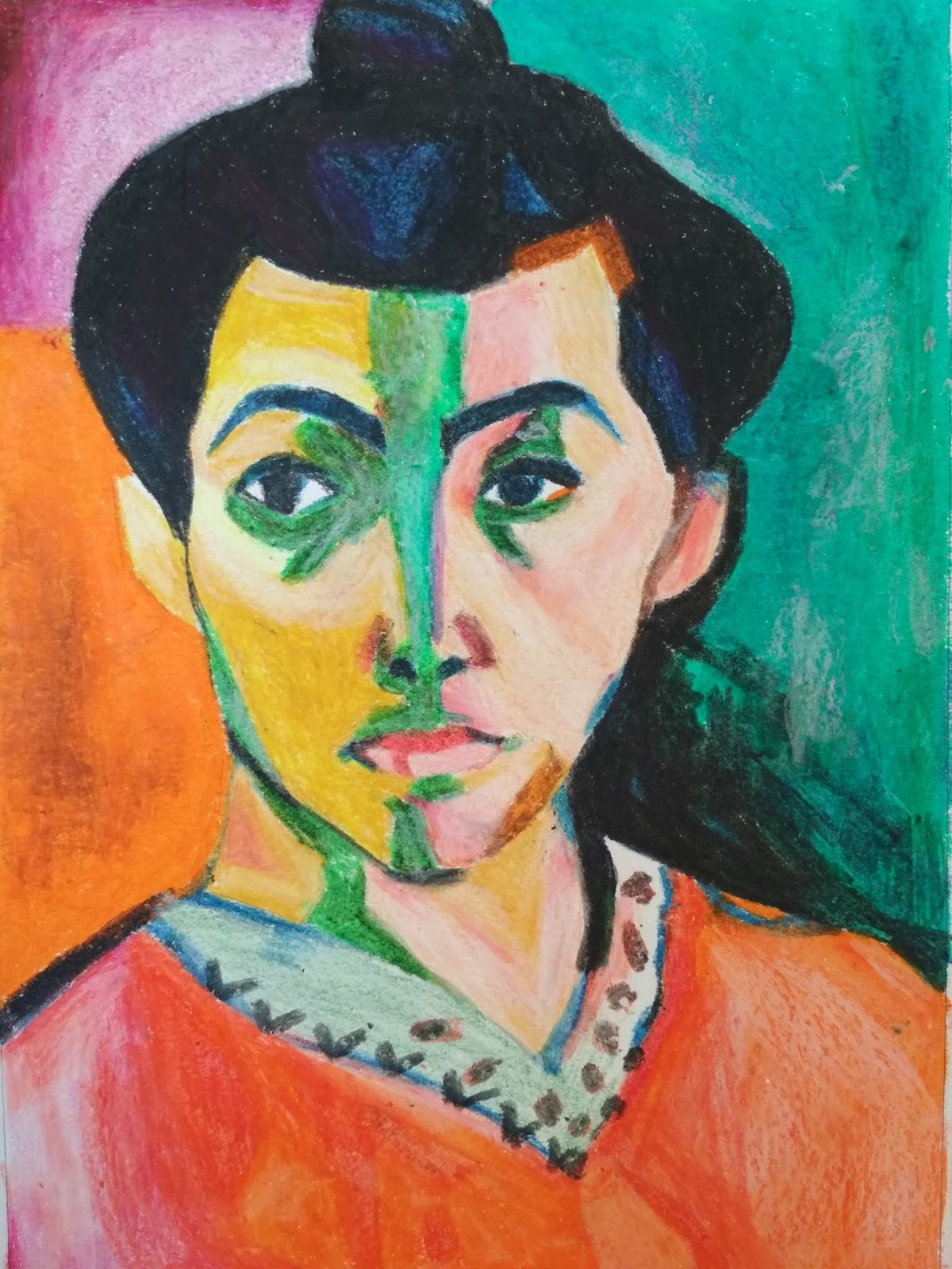 ¡Manualidades del Colegio El Salvador!: La raya verde de Matisse