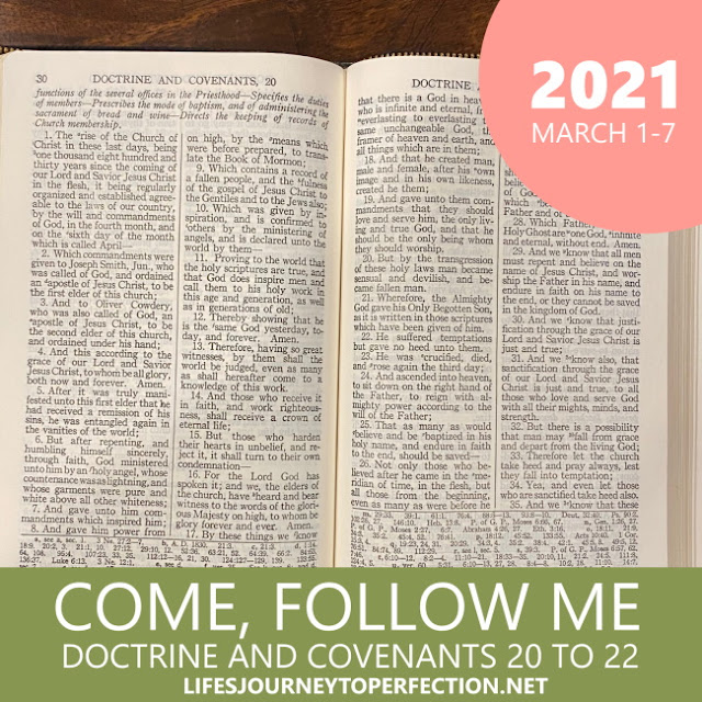 Life's Journey To Perfection: Come, Follow Me 2021 Doctrine and ...