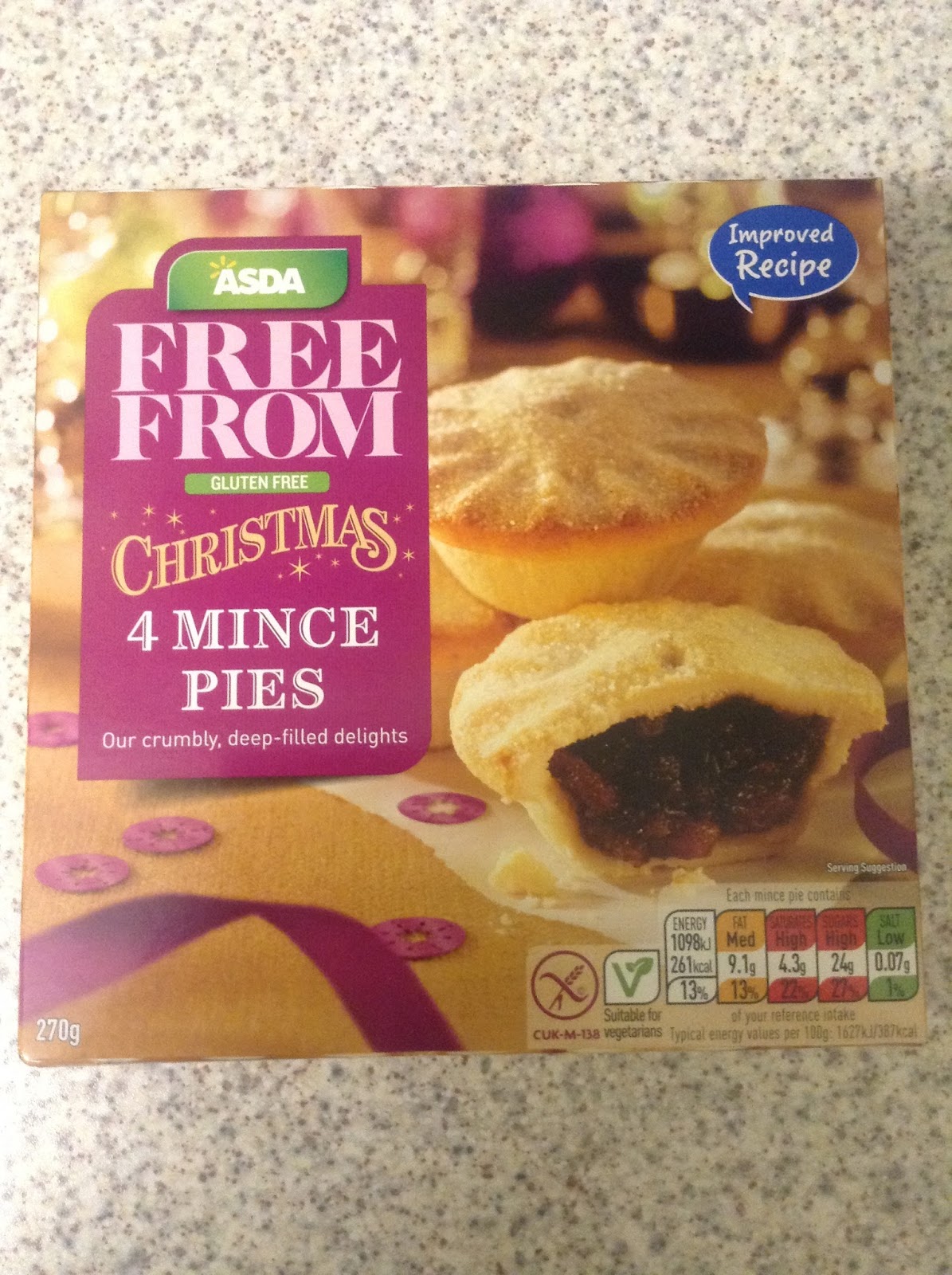 Free From Mince Pies: Tesco vs Asda