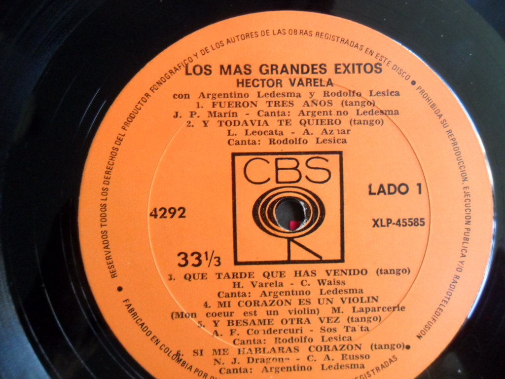 EL TANGO SHOP- THE TANGO COLLECTOR'S SHOP-MUSIC BY MAIL: HECTOR VARELA:LOS MAS GRANDES EXITOS ...