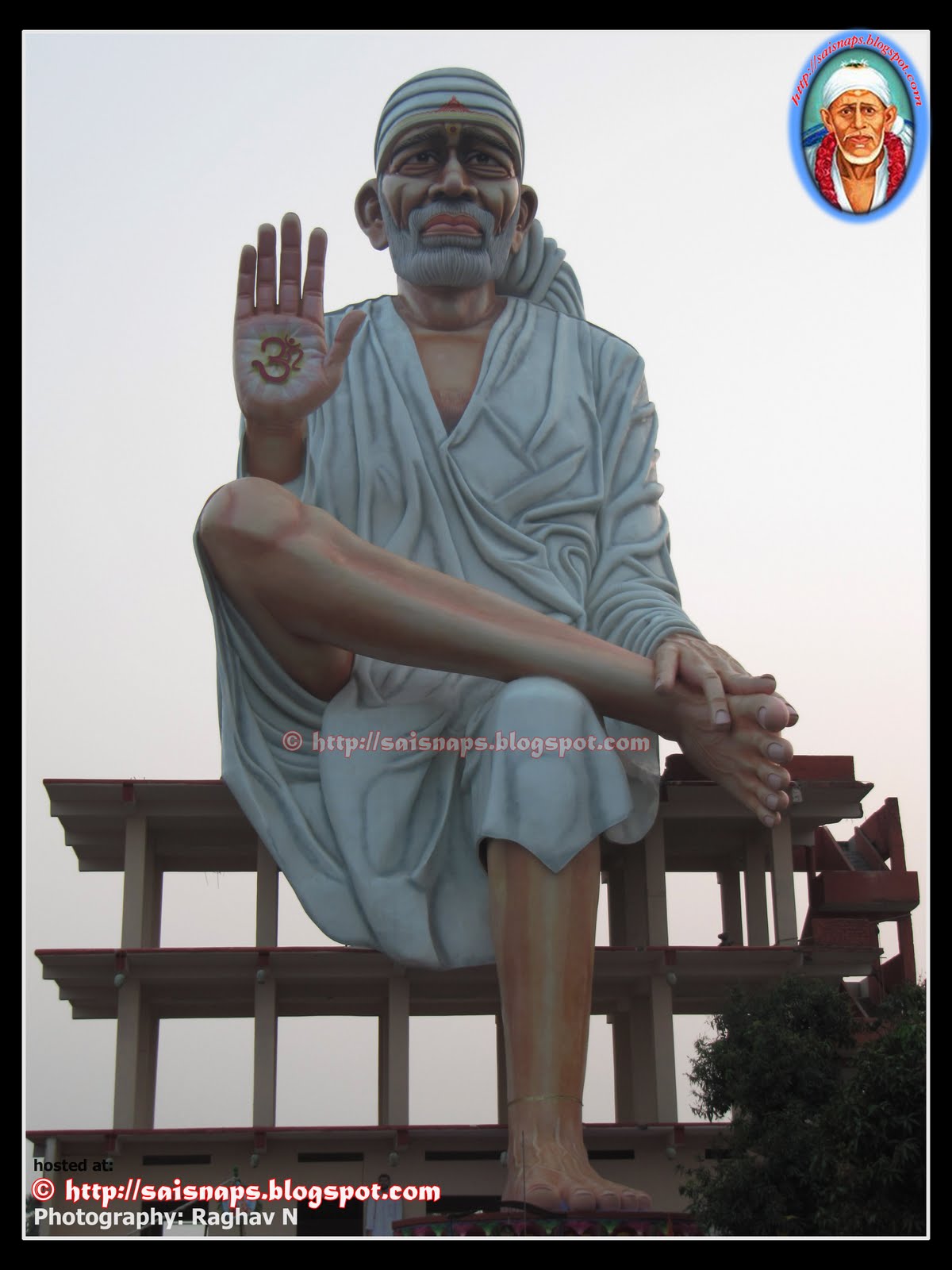 Sai Wallpaper: World's Largest 116ft Shirdi Sai Baba Statue at Sri Sai ...