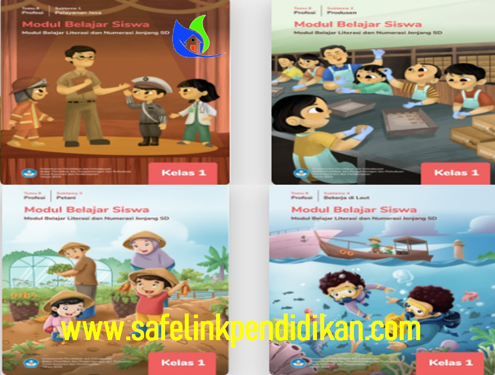 Modul Belajar Literasi Dan Numerasi Tema 8 Subtema 1 2 3 4 Kelas 1 SD/MI Kurikulum 2013