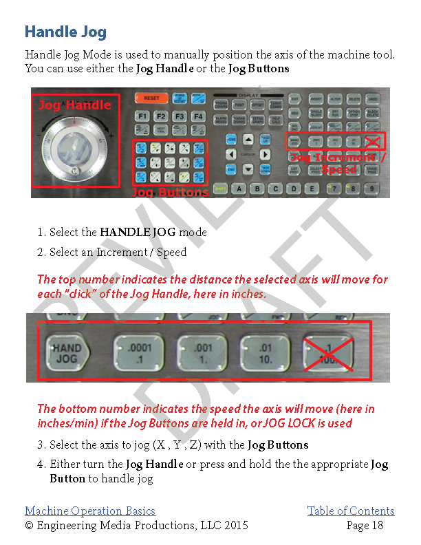 CNC Quick Guide for Haas Mills Review: Handle Jog