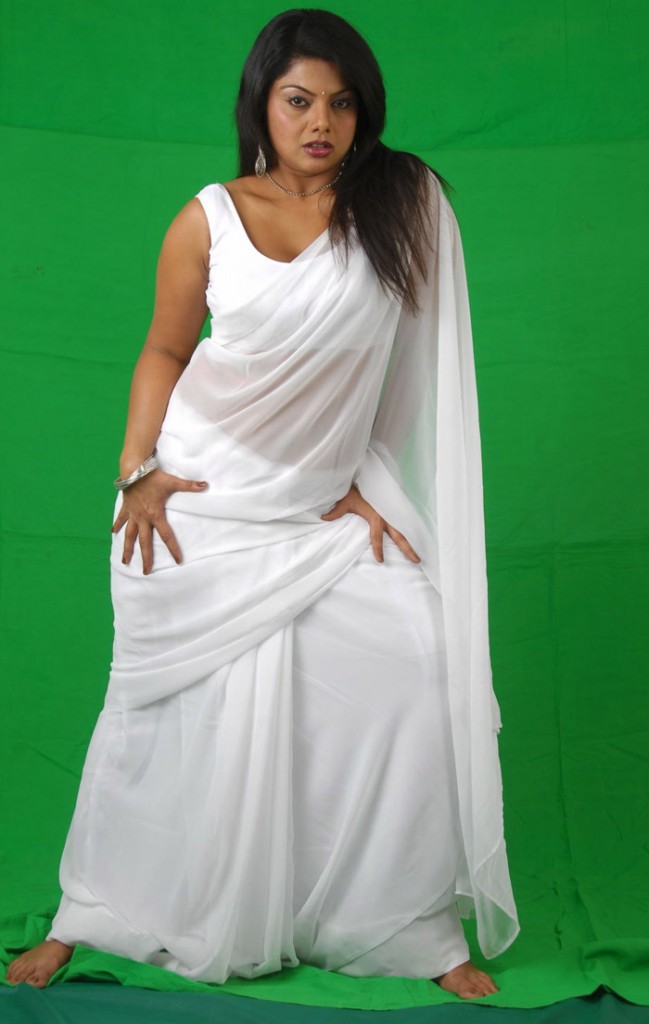 Swathi Verma Shows Off Her Sexy Looks In Sari Andhraidle