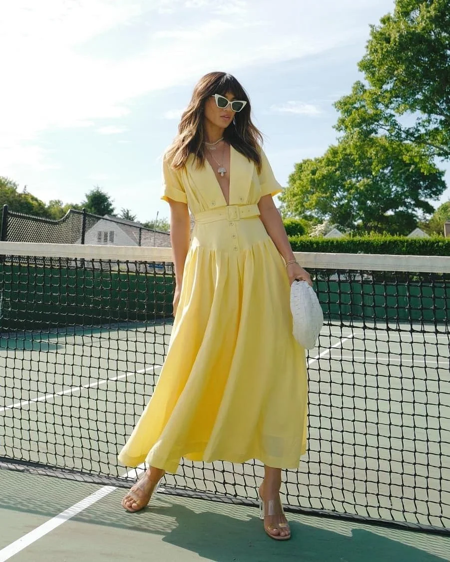How to style a yellow dress? | Melody Jacob