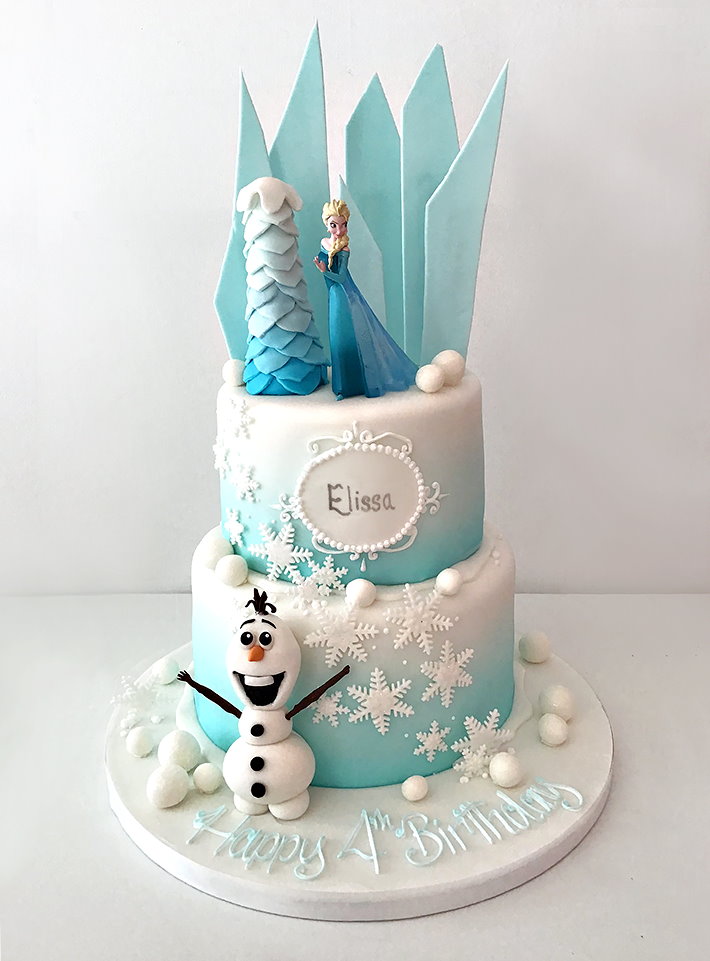 The Most Impressive Frozen Birthday Cakes