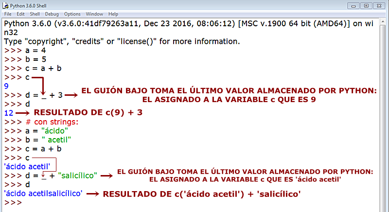 APRENDER A PROGRAMAR CON PYTHON: VARIABLES
