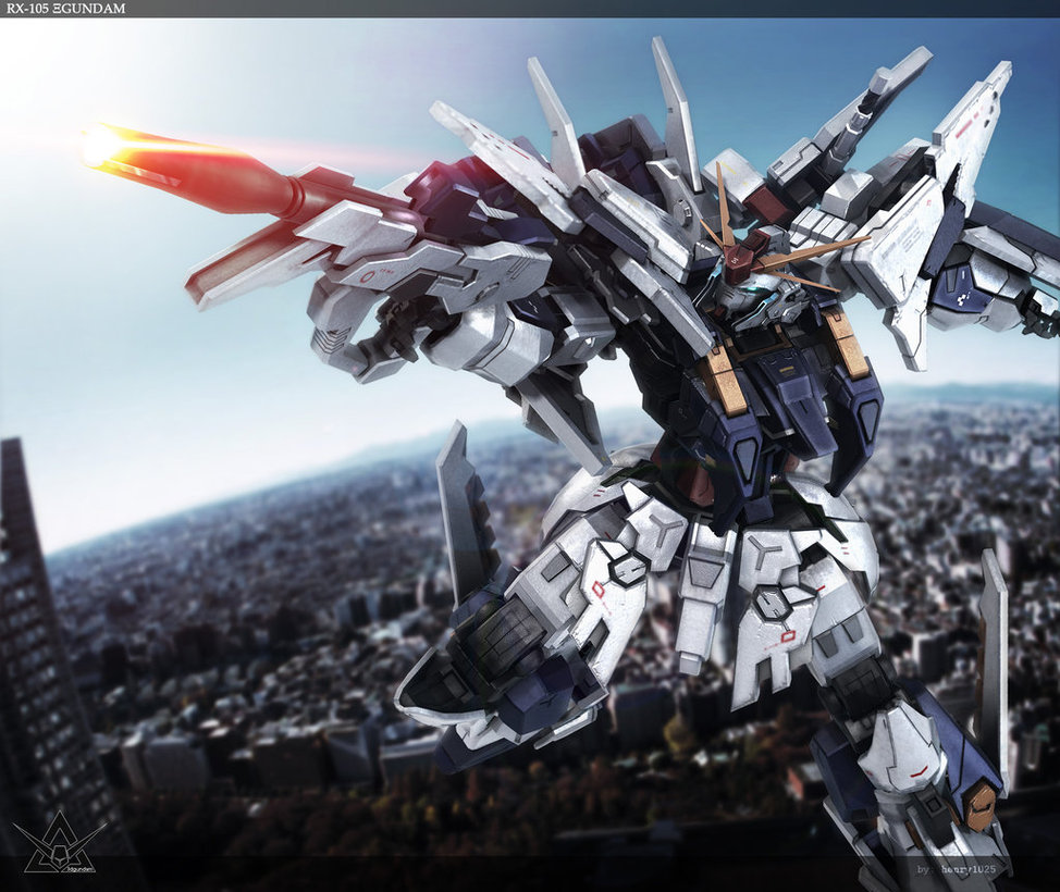 Gundam Digital art RX-105 Xi Gundam ver. Henry1025 - Gundam Kits ...