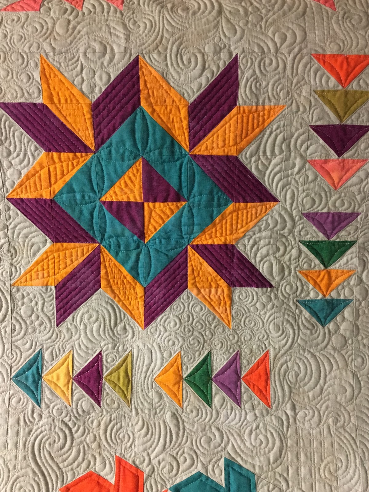 The Curious Kansas Quilter: Kansas Goes Modern - A Technique Quilt