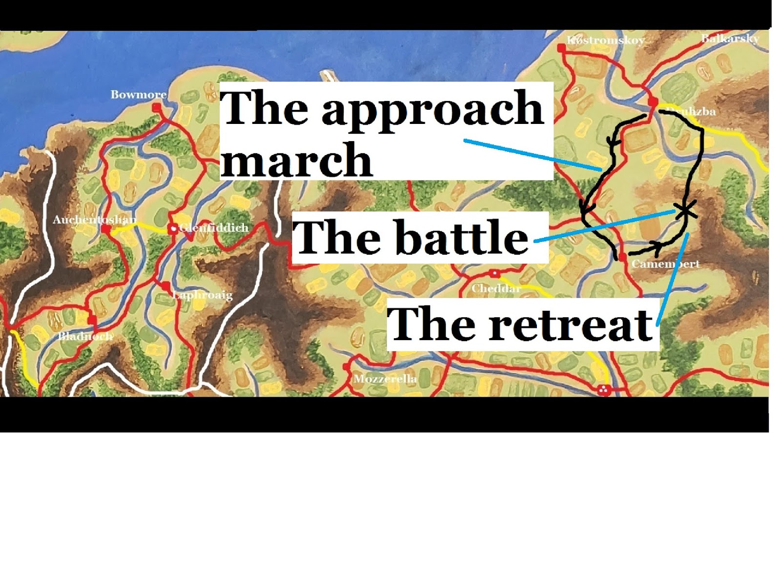 The Great Epicurean War: Nowhere To Run.......The Great Raid on Camembert