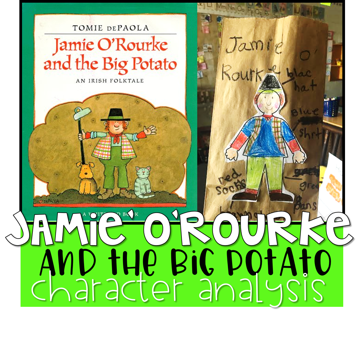 HANDS ON - Jamie O'Rourke Character Analysis Project - The Teacher Talk