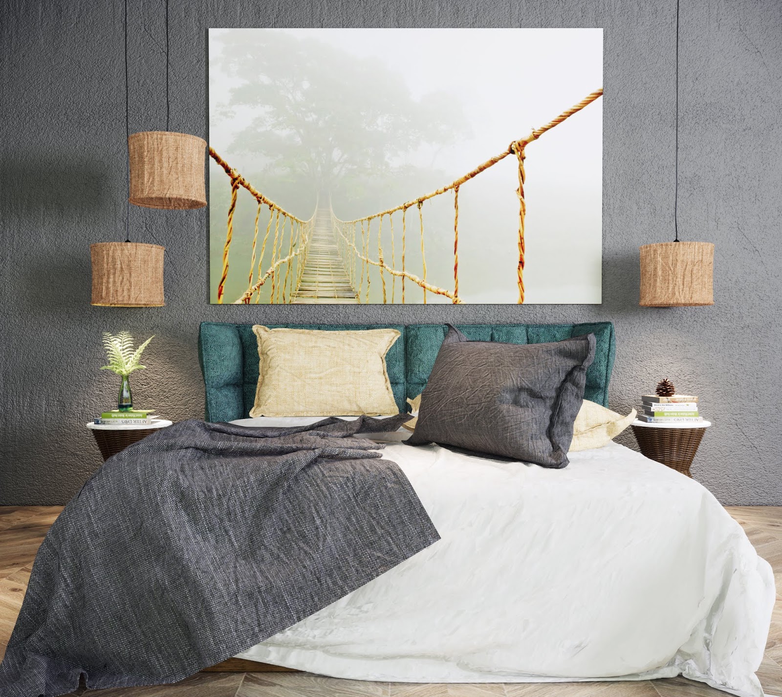 [Enscape] 16-Bed set decor-cover Ân Nguyễn - ANARCHIVN