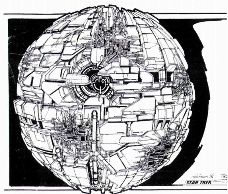 Alien Explorations: Sylvain Despretz's skull ship (Borg sphere style ...