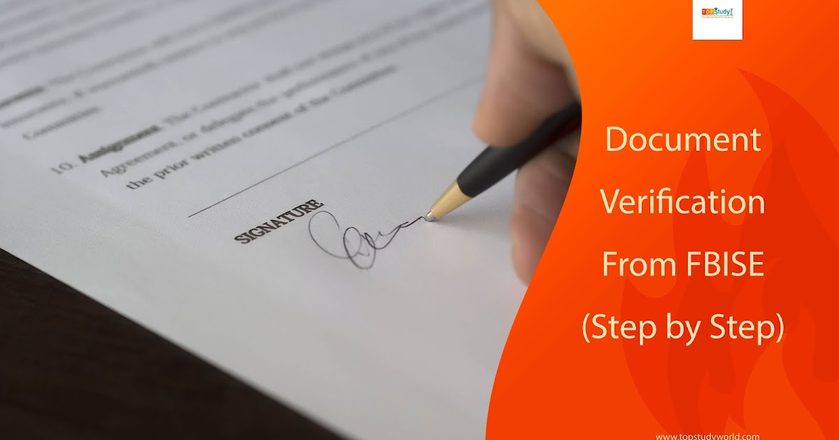 FBISE Degree and Document Verification Process (Step by Step) | Top ...