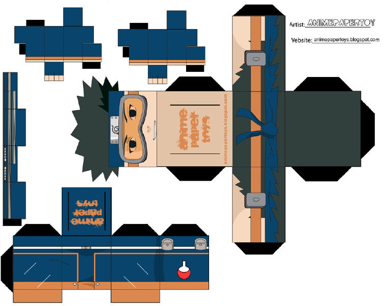 Naruto Türkiye Resmi Blogu: Obito Papercraft