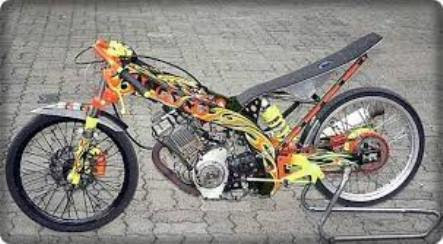 3000+1 Modifikasi Motor Drag Terbaik Di Tanah Air - antonkevas