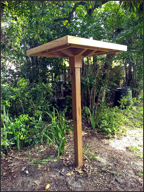 DIY Dual Purpose Platform Bird Feeder