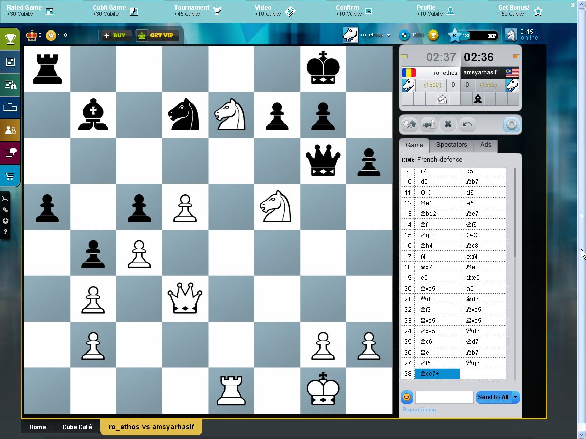 ChessCube - un site de șah online | Geek