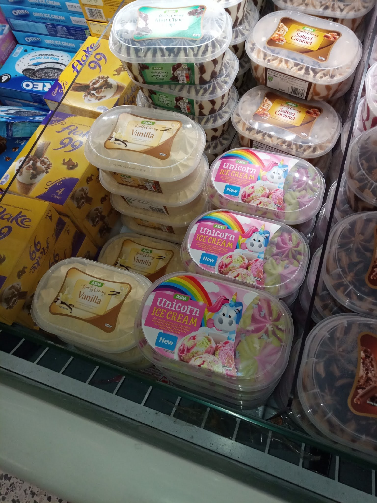 Supersupergirl's Food Reviews: ASDA Unicorn ice cream and Unicorn ice ...