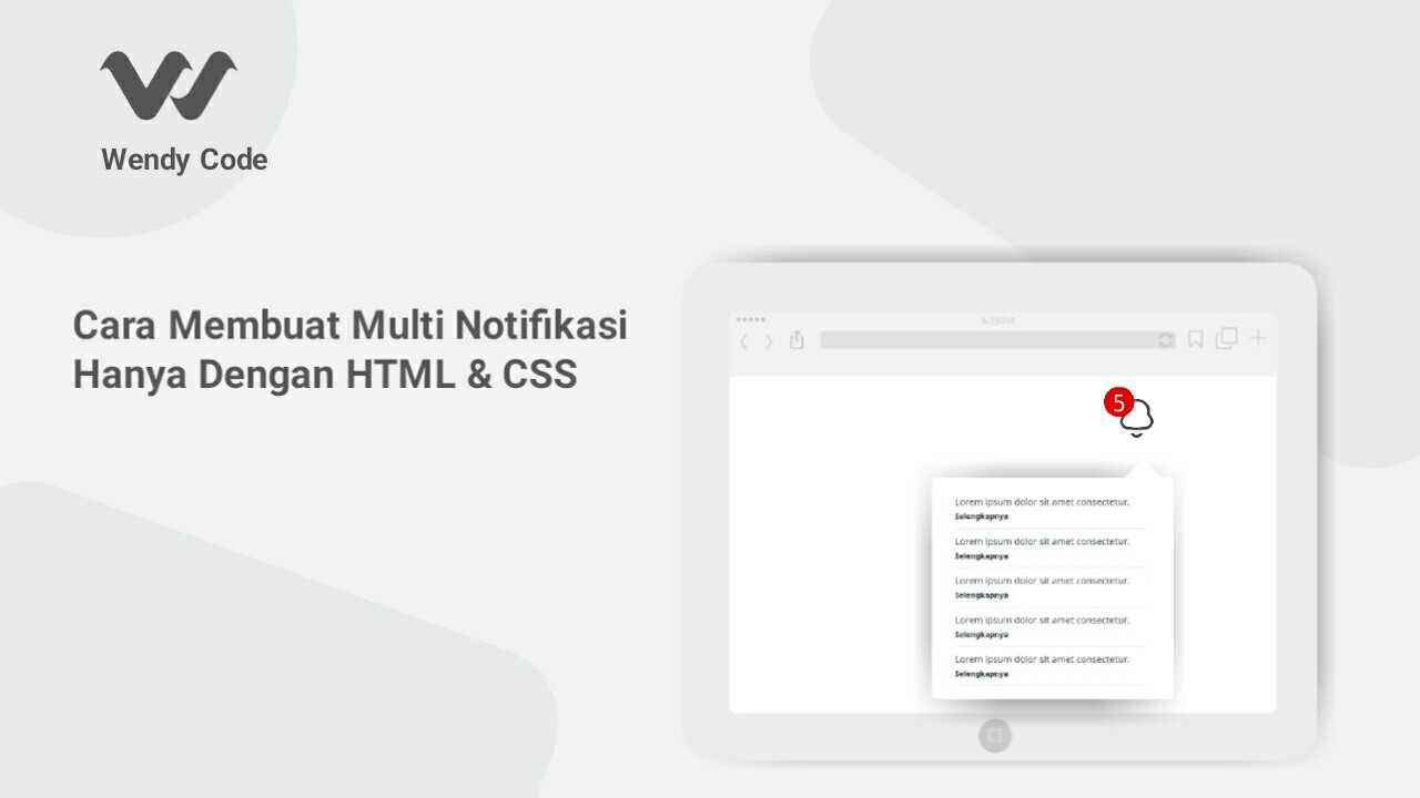 pop up multi notifikasi di blogger - Wendy Code