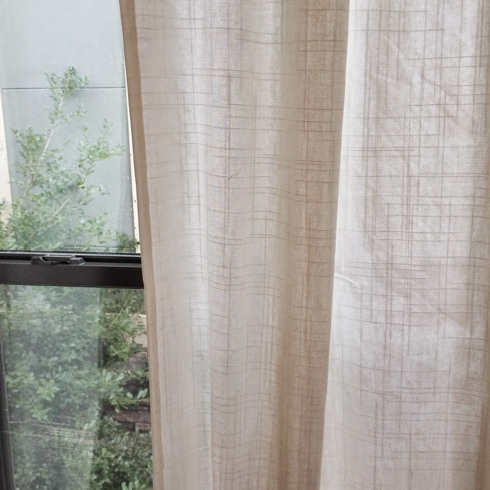 IKEA's RITVA Curtains in Our Open-Concept Living Room | Veronika's ...