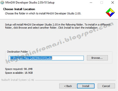 Tutorial Install MinGW Developer Studio | Kajian Informasi