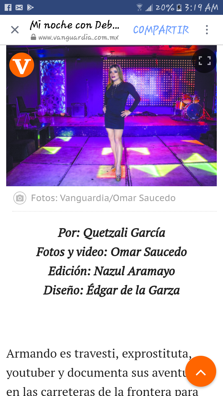 Deborah Livas : Deborah Livas , Entrevista del ÑPeriodico Vanguardia