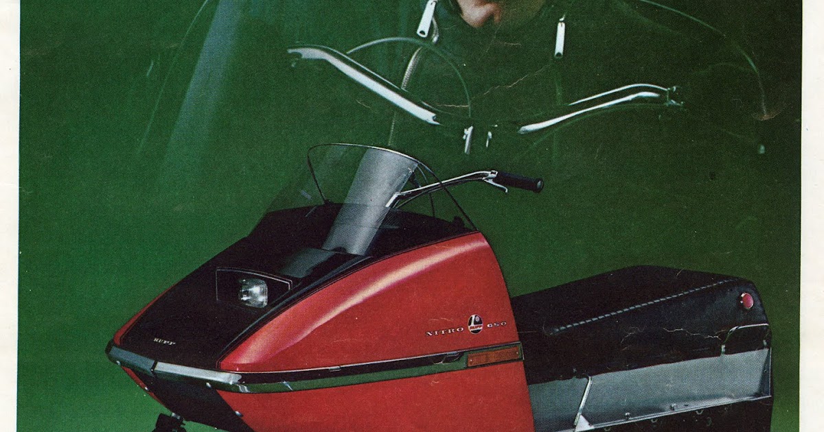 CLASSIC SNOWMOBILES OF THE PAST: 1972 RUPP NITRO SNOWMOBILE