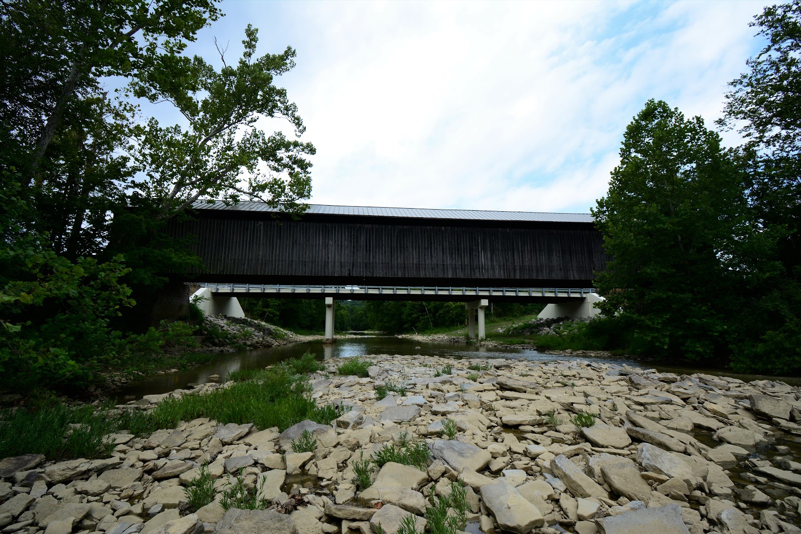 COVERED BRIDGES IN OHIO +: NORTH POLE ROAD COVERED BRIDGE - RIPLEY, OHIO