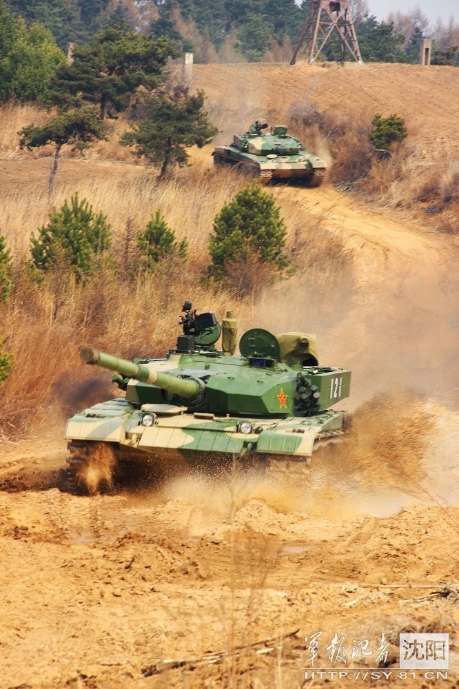 Asian Defence News: Chinese PLA Shenyang Military Region - Type 99 tank