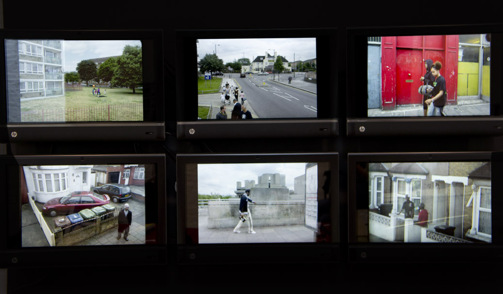 In Transit: Installation photos of Invisible exhibition on bus shelters
