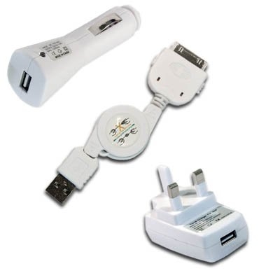 Mobile Cell Phone Accessories ☊: Ipod Mini Charger Set 3CH IPD by ...