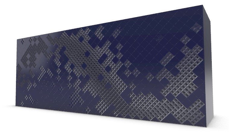 Grasshopper練習-Diamond Pattern SubDiv Facade