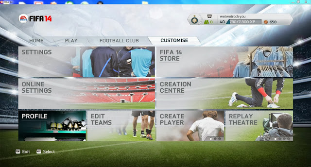 Wei Wei Rock You: FIFA 14 is released, the new user interface is ...