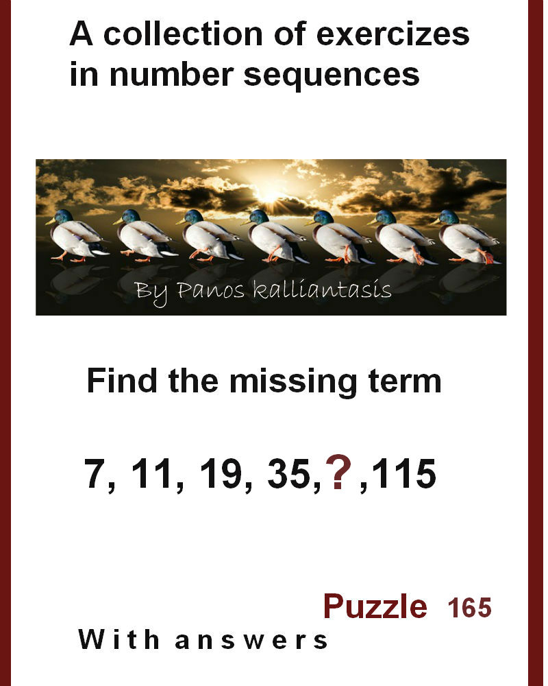 Try to complete the sequence