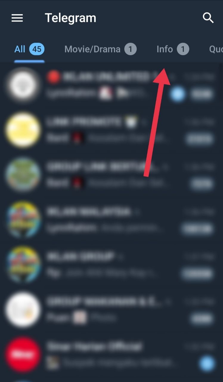 Cara Membuat Folder Group Chat di Telegram Kemas dan Tersusun - Sembang ...