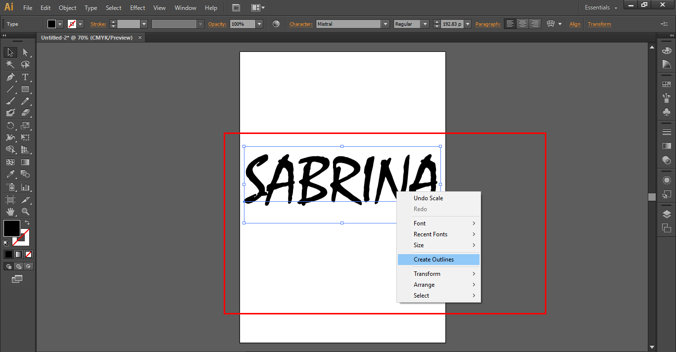 How to Styling Text with Offset Path Using Adobe Illustrator ...