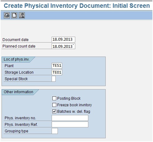 SAP Help Online: 4 EASY STEPS TO PERFORM HOW TO CREATE PHYSICAL ...