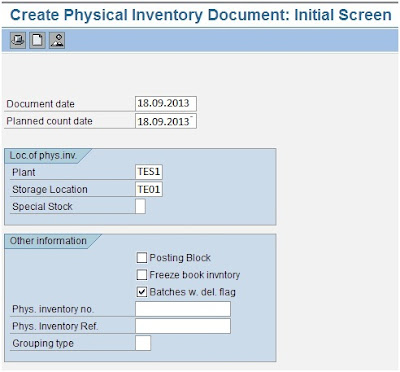 SAP Help Online: 4 EASY STEPS TO PERFORM HOW TO CREATE PHYSICAL ...